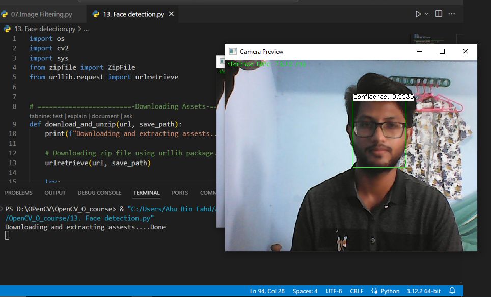 Abu Bin Fahd on LinkedIn: #opencv #bootcamp #facedetection Abu Bin Fahd on LinkedIn: #opencv #bootcamp #facedetection