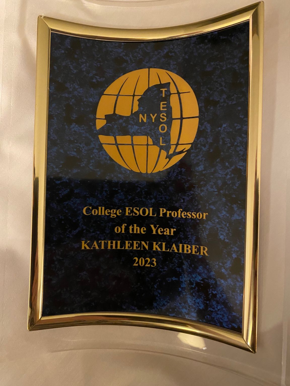 Kate Klaiber on LinkedIn: Honored to receive the College ESOL Professor ... Kate Klaiber on LinkedIn: Honored to receive the College ESOL Professor ...