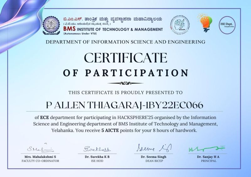 Thrilled to share that my team, Kuro, won 2nd place in the Hacksphere ... Thrilled to share that my team, Kuro, won 2nd place in the Hacksphere ...