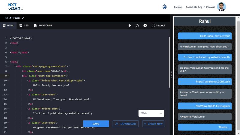 Avinash Powar on LinkedIn: #nxtwave #ccbp #fullstack #reactjs #python # ... Avinash Powar on LinkedIn: #nxtwave #ccbp #fullstack #reactjs #python # ...