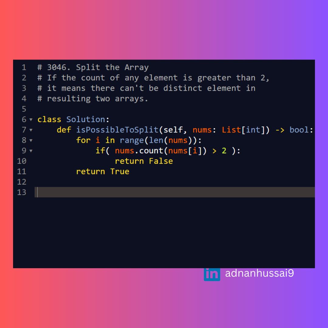S Adnan Hussain on LinkedIn: #leetcode #leetcodechallenge #coding # ... S Adnan Hussain on LinkedIn: #leetcode #leetcodechallenge #coding # ...
