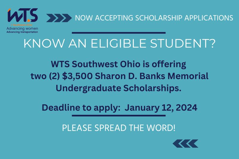 WTS Southwest Ohio on LinkedIn: Please share this scholarship ... WTS Southwest Ohio on LinkedIn: Please share this scholarship ...