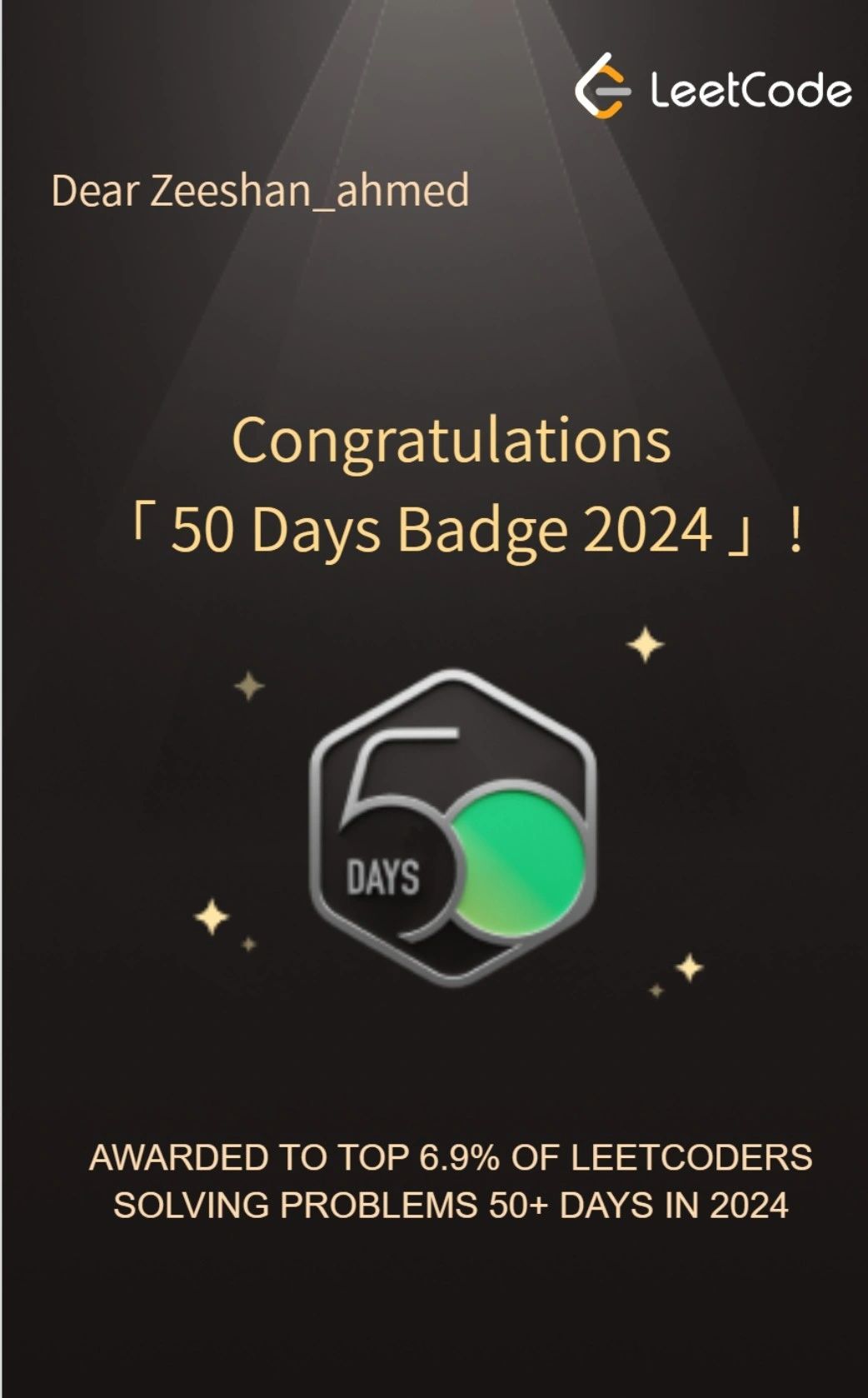 Zeeshan Ahmed on LinkedIn: #leetcode #coding #achievement Zeeshan Ahmed on LinkedIn: #leetcode #coding #achievement