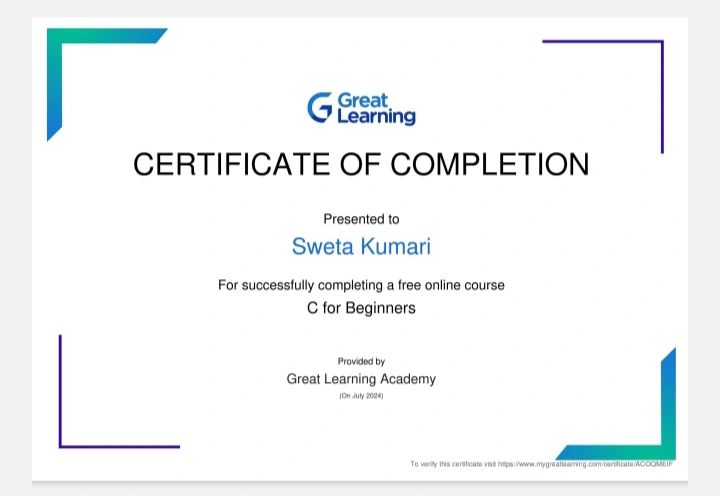 Sweta kumari posted on LinkedIn Sweta kumari posted on LinkedIn