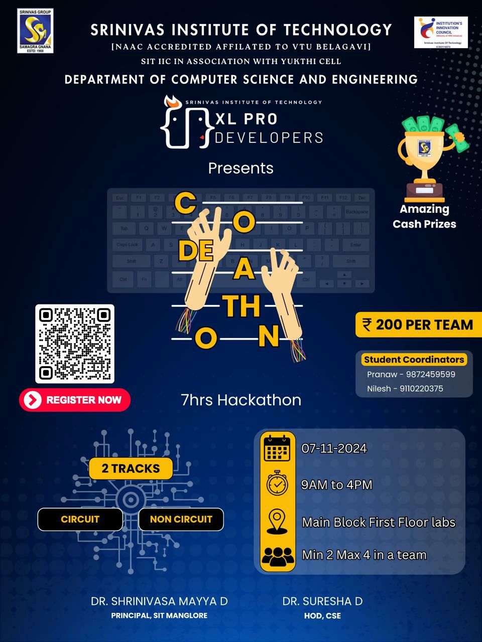 Khyathi . on LinkedIn: #hackathon #techevent #codingchallenge # ... Khyathi . on LinkedIn: #hackathon #techevent #codingchallenge # ...