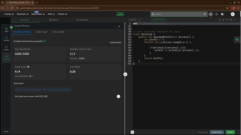 #160dayscodingchallenge #codingchallenge #greedyalgorithm #stocktrading ... #160dayscodingchallenge #codingchallenge #greedyalgorithm #stocktrading ...