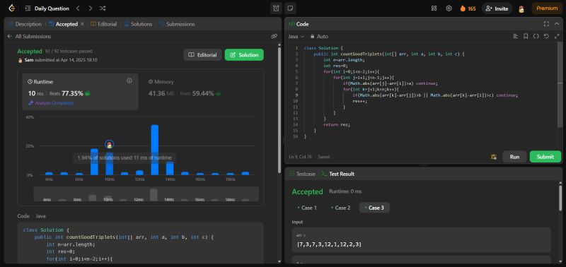 #leetcode #100daysofcode #javaprogramming #bruteforcelogic # ... #leetcode #100daysofcode #javaprogramming #bruteforcelogic # ...