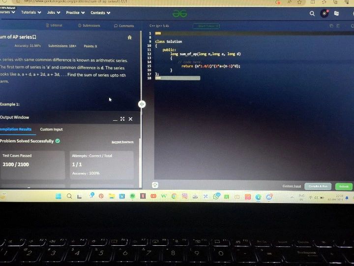 Tanu Dixit on LinkedIn: #100daysofcodechallenge #gfg Tanu Dixit on LinkedIn: #100daysofcodechallenge #gfg