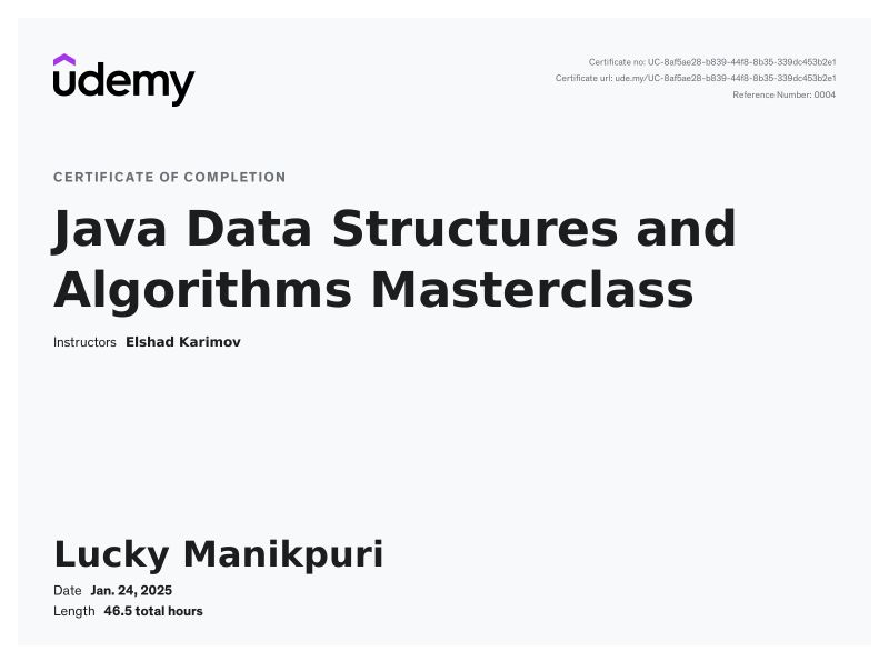 #java #datastructures #algorithms #dsa #learningneverstops #udemy # ... #java #datastructures #algorithms #dsa #learningneverstops #udemy # ...