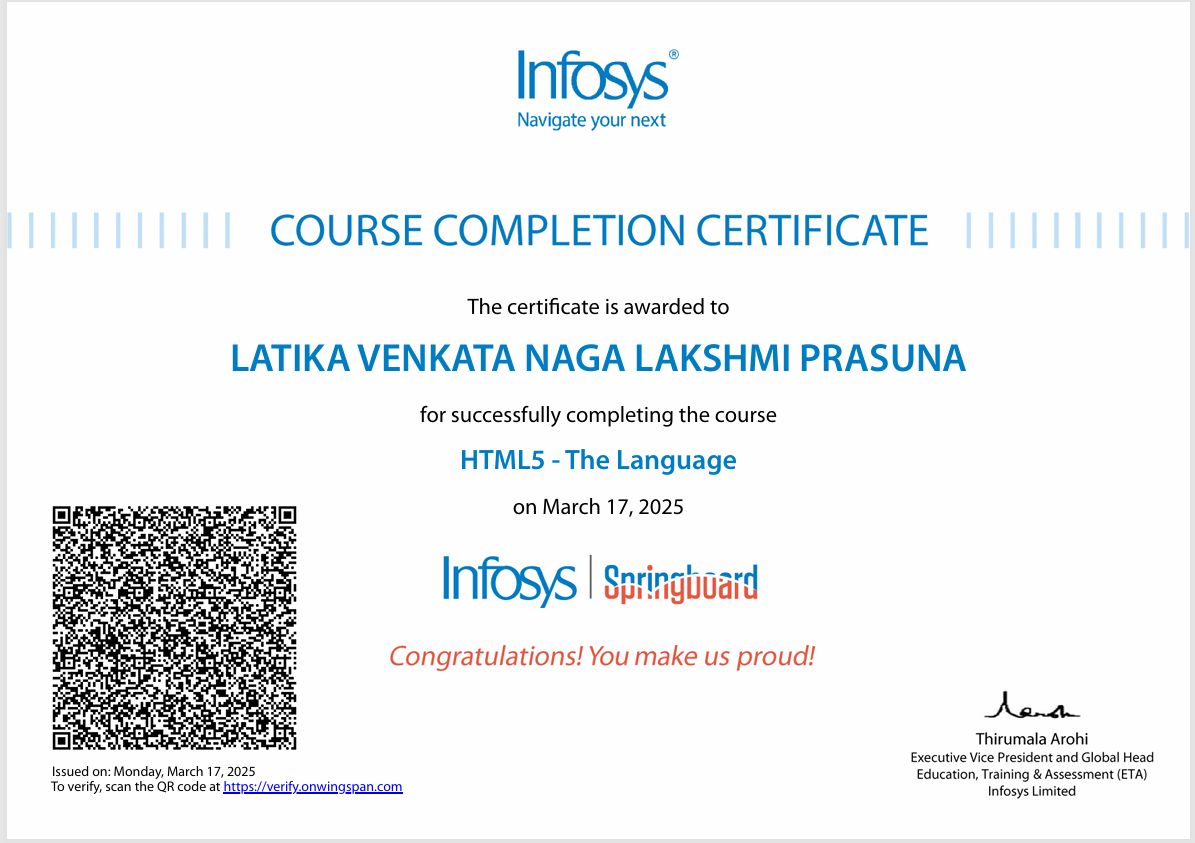 #html5thelanguage #typescript #javascript | Latika Venkata Naga Lakshmi ... #html5thelanguage #typescript #javascript | Latika Venkata Naga Lakshmi ...