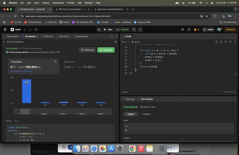 #100daysofprogramming #coding #leetcode #dynamicprogramming | Prince ... #100daysofprogramming #coding #leetcode #dynamicprogramming | Prince ...
