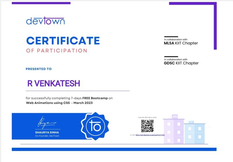 R Venkatesh on LinkedIn: #html #css R Venkatesh on LinkedIn: #html #css