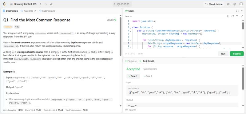 #leetcodechallenge #100daysofcode #day55 | Hari prasath Mani #leetcodechallenge #100daysofcode #day55 | Hari prasath Mani