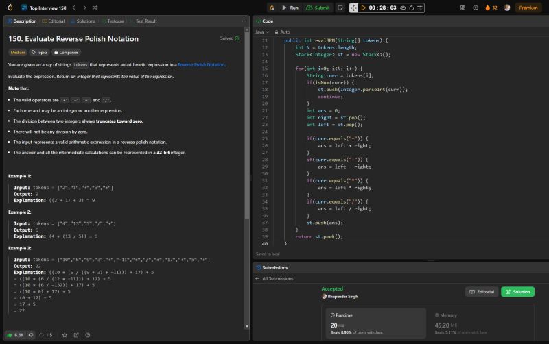 Bhupender Singh on LinkedIn: #150daysofcodechallenge #leetcode # ... Bhupender Singh on LinkedIn: #150daysofcodechallenge #leetcode # ...