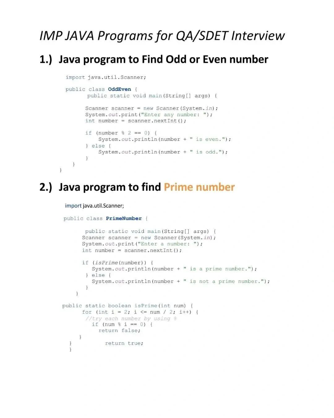 Suraj Dubey on LinkedIn: #java #javainterview Suraj Dubey on LinkedIn: #java #javainterview