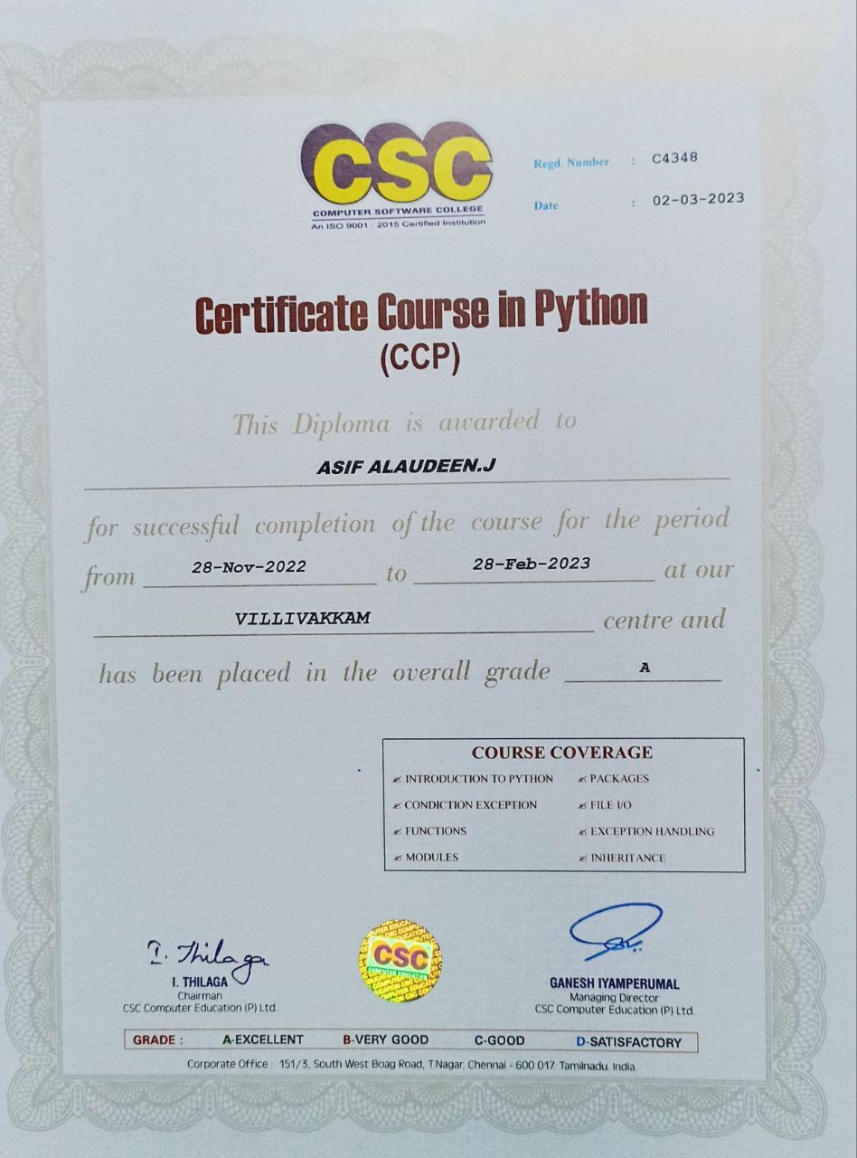 Asif Alaudeen on LinkedIn: #coding #python #programming Asif Alaudeen on LinkedIn: #coding #python #programming