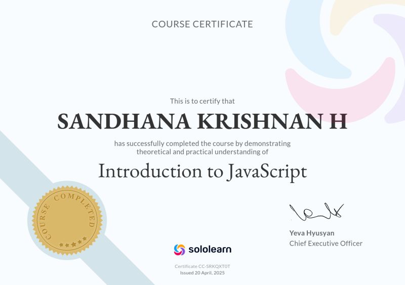 #javascript #webdevelopment #alwayslearning | Sandhana Krishnan #javascript #webdevelopment #alwayslearning | Sandhana Krishnan