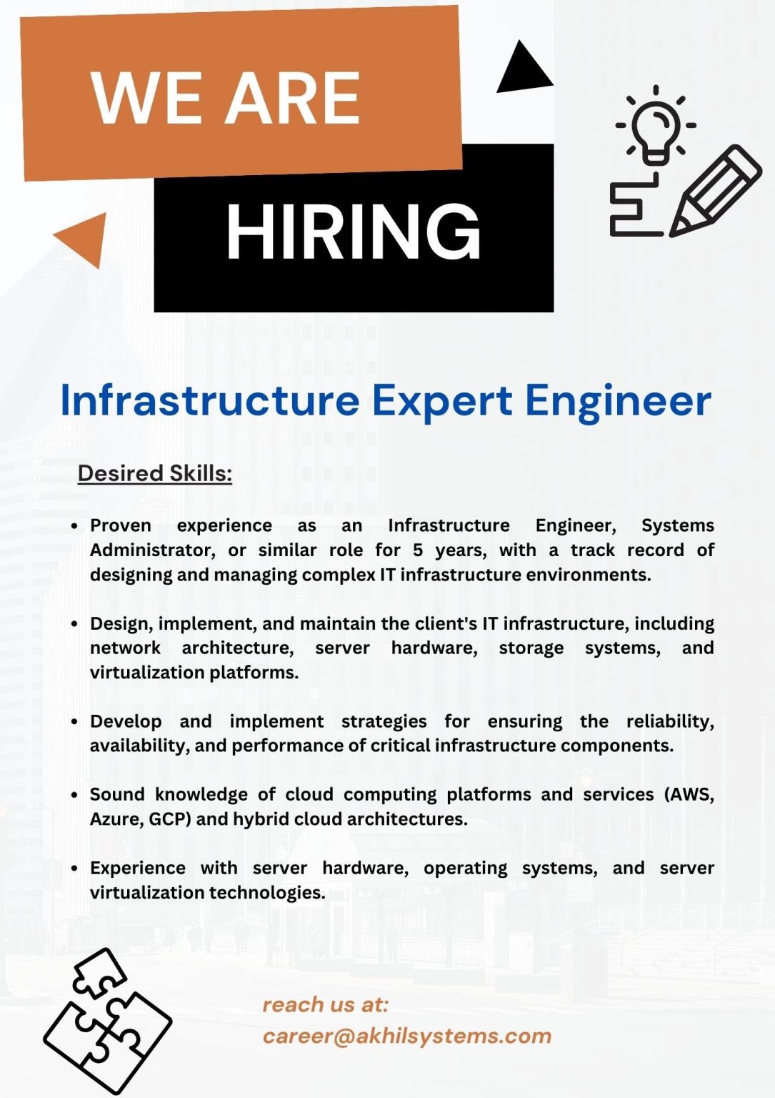Herjeet Singh on LinkedIn: #hiring #infrastructureengineer # ... Herjeet Singh on LinkedIn: #hiring #infrastructureengineer # ...