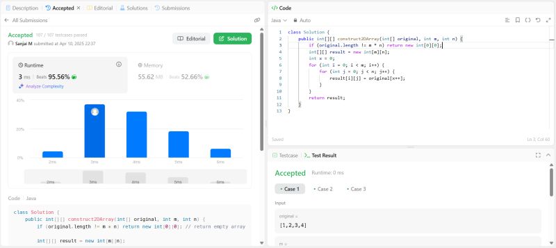 #100daysofleetcode #codingchallenge #problemsolving #leetcode… | SANJAI M #100daysofleetcode #codingchallenge #problemsolving #leetcode… | SANJAI M