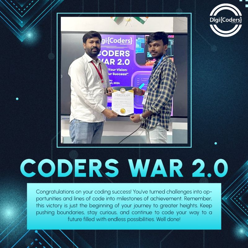 DigiCoders Technologies Private Limited on LinkedIn: #coding #training ... DigiCoders Technologies Private Limited on LinkedIn: #coding #training ...