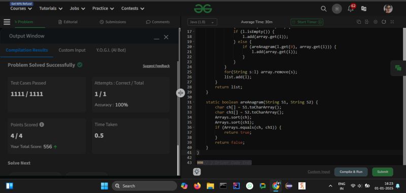 Silki Chakraborty on LinkedIn: #gfg160 #geekstreak2024 #java #coding # ... Silki Chakraborty on LinkedIn: #gfg160 #geekstreak2024 #java #coding # ...
