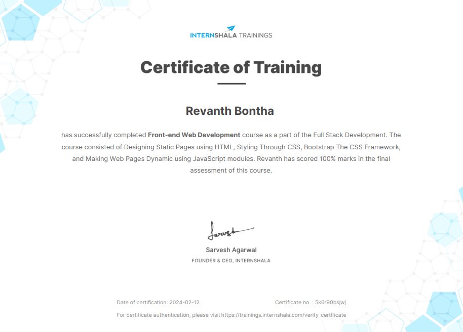 Revanth Bontha on LinkedIn: #frontenddevelopment #html #css #javascript ... Revanth Bontha on LinkedIn: #frontenddevelopment #html #css #javascript ...