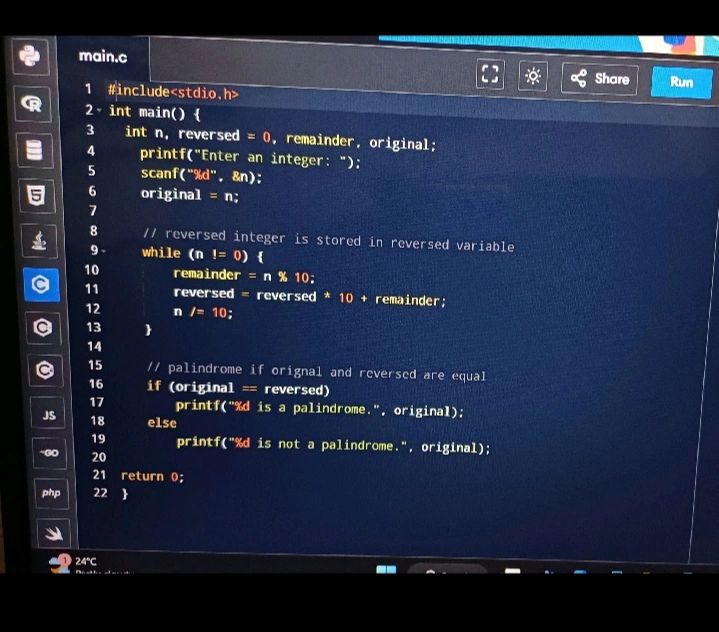 Yogesh choudhary on LinkedIn: #programming #coding #palindrome # ... Yogesh choudhary on LinkedIn: #programming #coding #palindrome # ...
