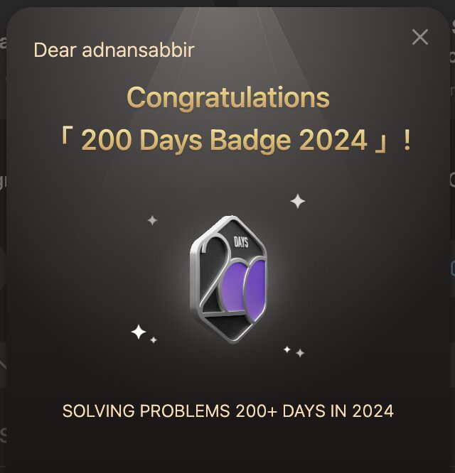 Adnan Sabbir on LinkedIn: #leetcode #streak #problemsolving Adnan Sabbir on LinkedIn: #leetcode #streak #problemsolving