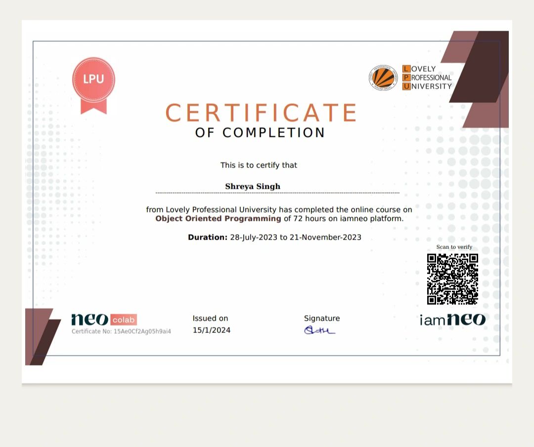 Shreya Singh on LinkedIn: #coding #programmer #learning Shreya Singh on LinkedIn: #coding #programmer #learning