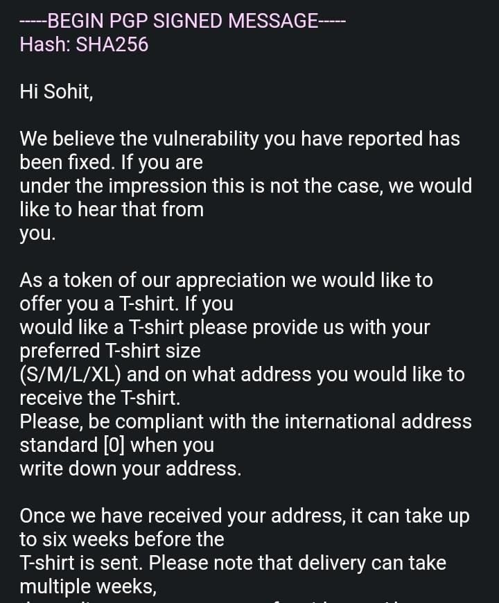 #bugbounty #dutch #dutchgov #ethicalhacking #cybersec #bounty #swag ... #bugbounty #dutch #dutchgov #ethicalhacking #cybersec #bounty #swag ...