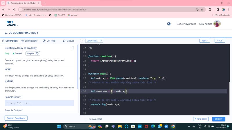 Ajay Kumar Sakhapuram on LinkedIn: #day117 #ccbp #nxtwave #javascript Ajay Kumar Sakhapuram on LinkedIn: #day117 #ccbp #nxtwave #javascript