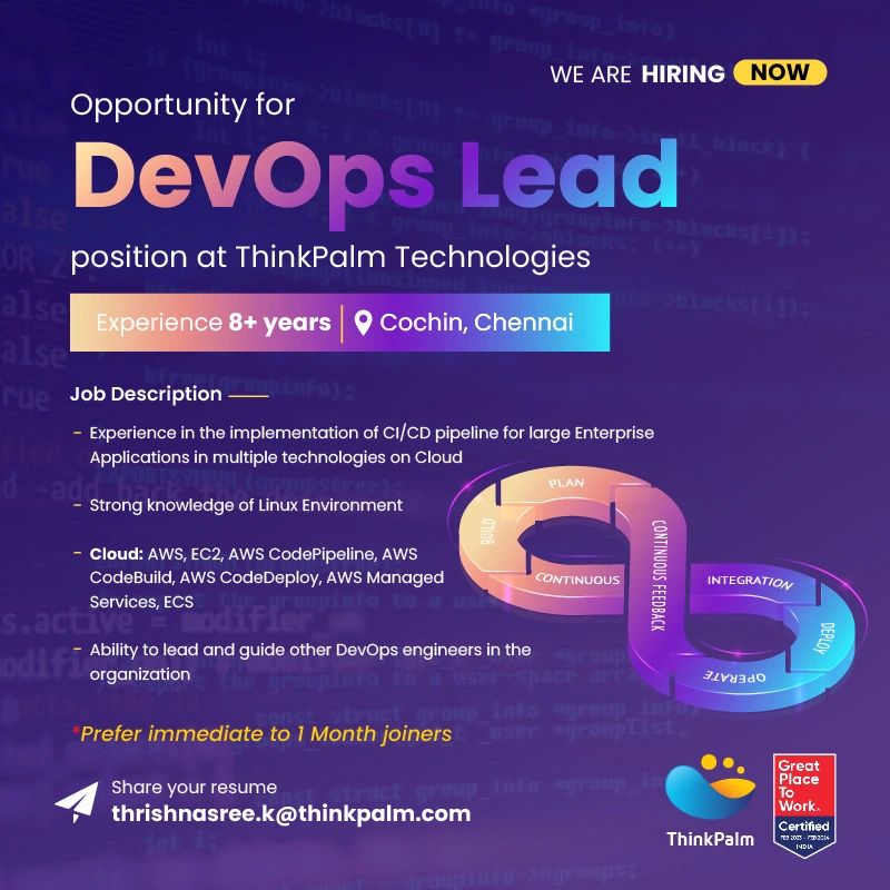 Bharath Kumar Reddy on LinkedIn: #hiring #devops #engineer Bharath Kumar Reddy on LinkedIn: #hiring #devops #engineer