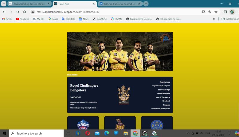 Chandra Sekhar Kuruva on LinkedIn: #1hourofcode #components #ipl # ... Chandra Sekhar Kuruva on LinkedIn: #1hourofcode #components #ipl # ...