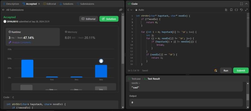 #strings #leetcode #c #100dayleetcodechallenge #codersclub | Diya U #strings #leetcode #c #100dayleetcodechallenge #codersclub | Diya U