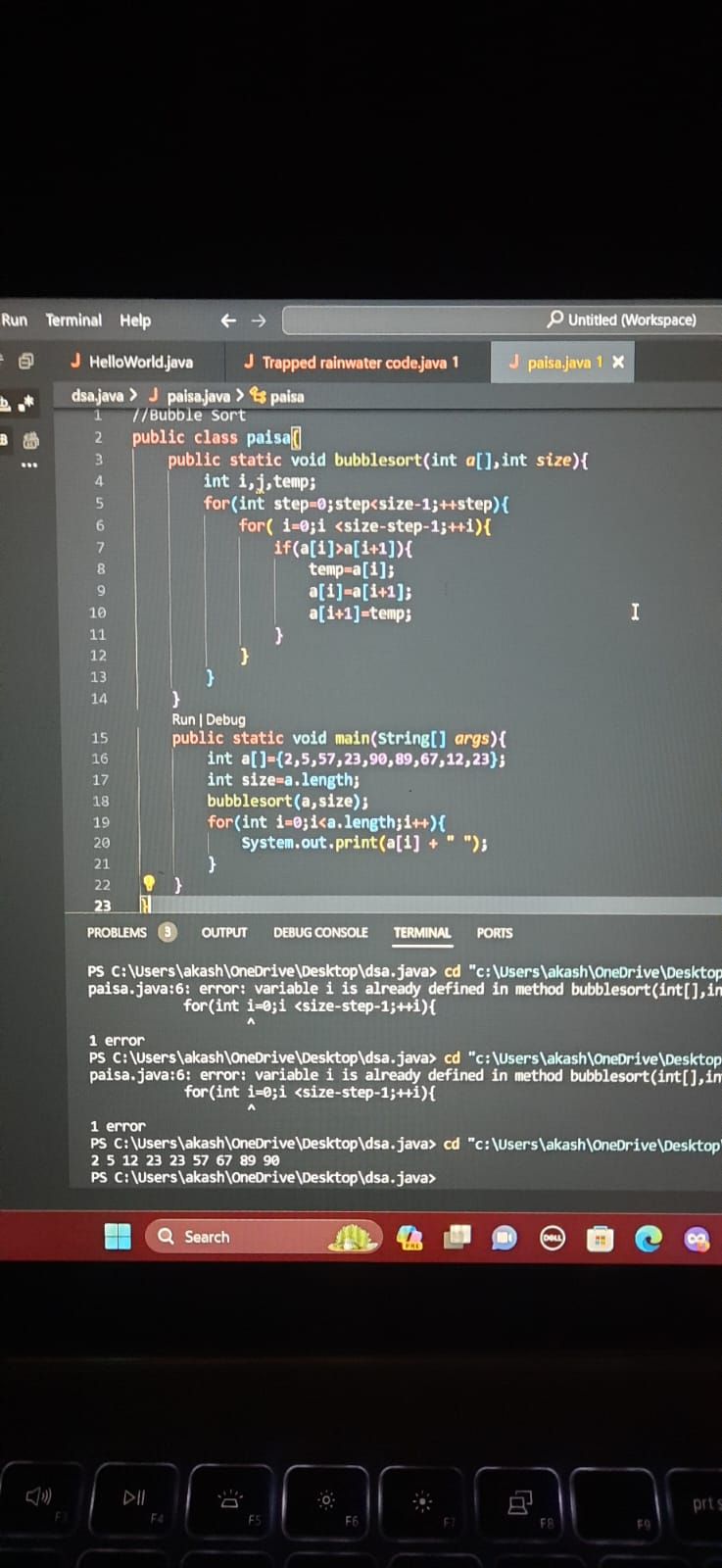 Mastered Bubble Sort in DSA today! | Akash Pandey posted on the topic ... Mastered Bubble Sort in DSA today! | Akash Pandey posted on the topic ...