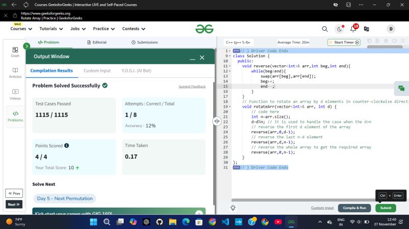 #gfg #geekstreak2024 | DEEPAK VERMA #gfg #geekstreak2024 | DEEPAK VERMA