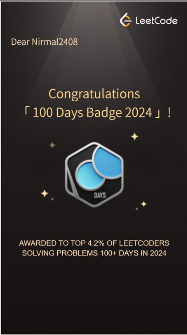 Nirmal Saini on LinkedIn: #leetcode #100daysofcode #java # ... Nirmal Saini on LinkedIn: #leetcode #100daysofcode #java # ...