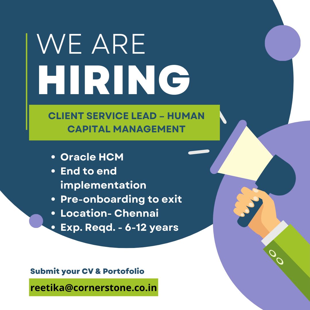 Reetika Sethi on LinkedIn: #urgentlyhiring #hcmconsultant #oraclehcm Reetika Sethi on LinkedIn: #urgentlyhiring #hcmconsultant #oraclehcm