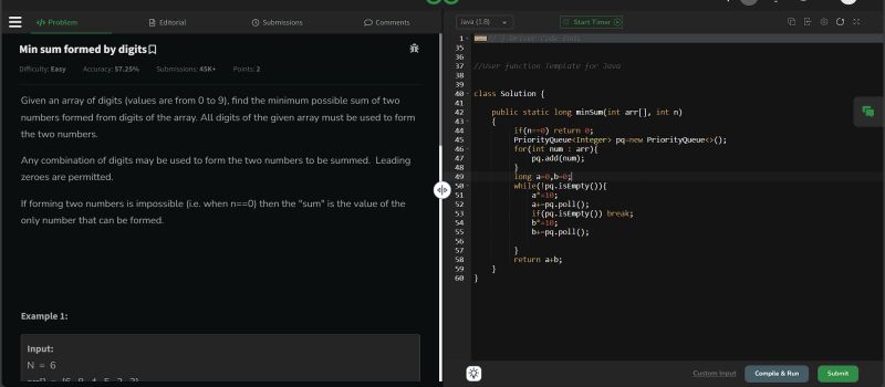 #coding #dsa #problemsolving #java #programming #keepbuilding | Karthik P #coding #dsa #problemsolving #java #programming #keepbuilding | Karthik P