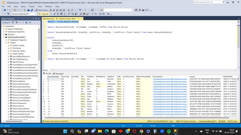 Sachin Kumar on LinkedIn: #sql #dataquerying #continuouslearning Sachin Kumar on LinkedIn: #sql #dataquerying #continuouslearning