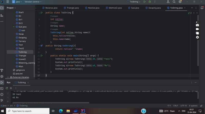 Ravi Yadav on LinkedIn: #coding #constructer #java Ravi Yadav on LinkedIn: #coding #constructer #java
