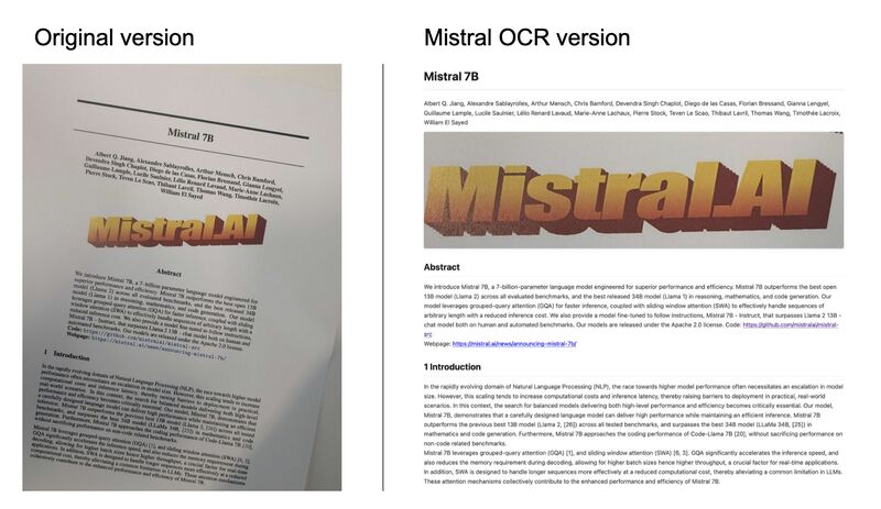 Introducing Mistral OCR, the world’s best document understanding API ... Introducing Mistral OCR, the world’s best document understanding API ...