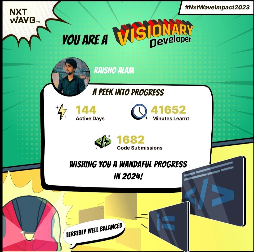 Raisho Alam on LinkedIn: #nxtwave #nxtwaveccbp Raisho Alam on LinkedIn: #nxtwave #nxtwaveccbp