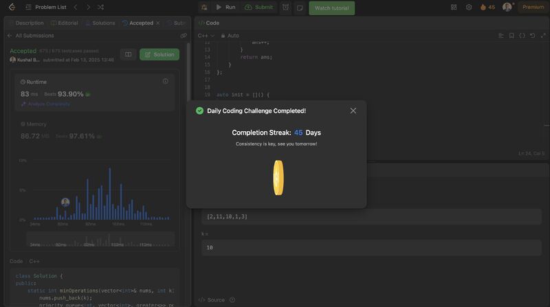 #leetcode #dailychallenge #algorithms #problemsolving #codingjourney #c ... #leetcode #dailychallenge #algorithms #problemsolving #codingjourney #c ...