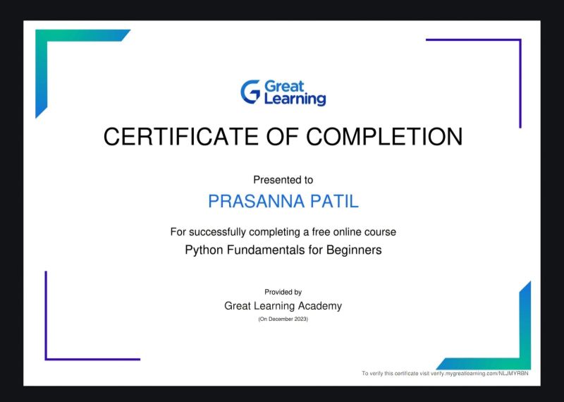 PRASANNA PATIL on LinkedIn: #python #programming #learning # ... PRASANNA PATIL on LinkedIn: #python #programming #learning # ...