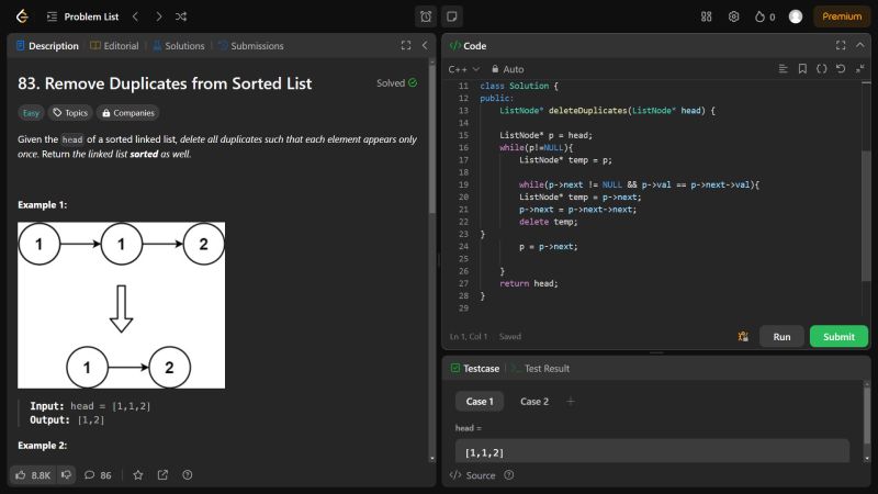 Ashwani kumar on LinkedIn: #dsa #100daysofcode #leetcode #linkedlist # ... Ashwani kumar on LinkedIn: #dsa #100daysofcode #leetcode #linkedlist # ...