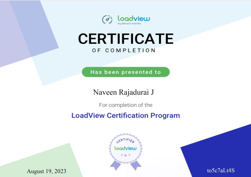 Naveen Rajadurai J on LinkedIn: #loadview #performancetesting Naveen Rajadurai J on LinkedIn: #loadview #performancetesting