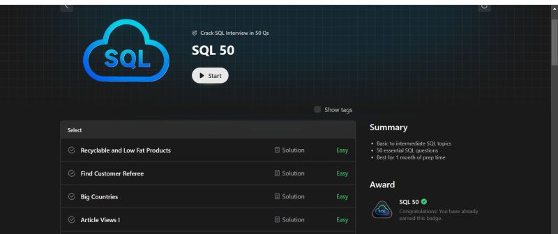 Pushpit Yadav on LinkedIn: #sql #leetcode #dataanalysis # ... Pushpit Yadav on LinkedIn: #sql #leetcode #dataanalysis # ...
