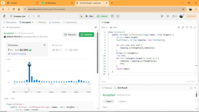 #100daysofleetcode #leetcode #sorting #hashmap #javaprogramming ... #100daysofleetcode #leetcode #sorting #hashmap #javaprogramming ...