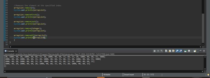 Day 8 of learning java: Deletion in arraylist | Ayesha Siddiqua posted ... Day 8 of learning java: Deletion in arraylist | Ayesha Siddiqua posted ...